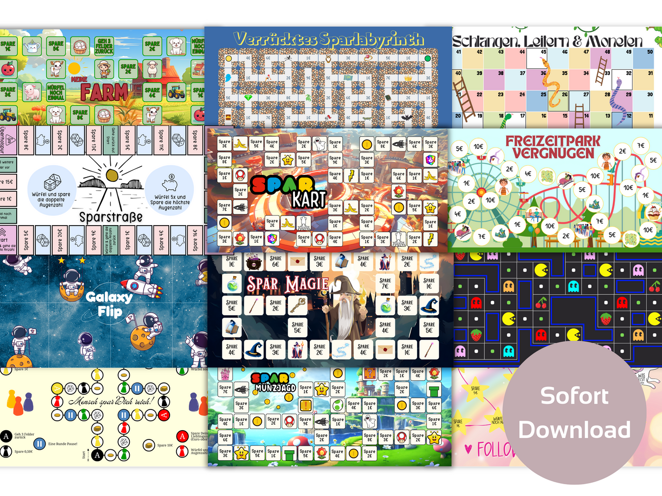 12 Sparspiele Set – Budgethelden